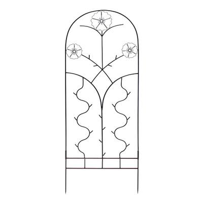 Achla Designs Tendrils Trellis II Gardening Tool, 84 in. Tall Black ...
