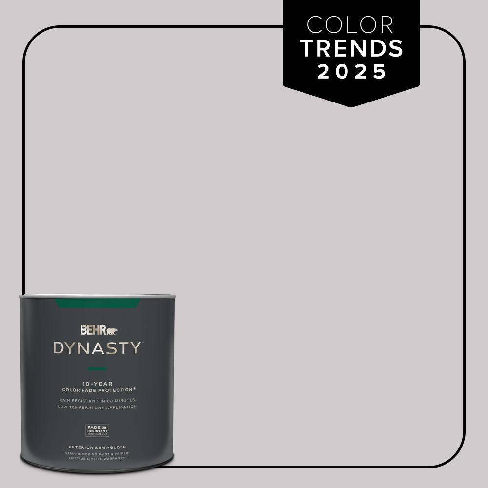 BEHR DYNASTY 1 qt. #MQ3-28 Rock Crystal Semi-Gloss Exterior Stain ...