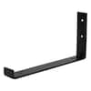 Crates & Pallet 12 in. Black J Steel Shelf Bracket 69122 - The Home Depot