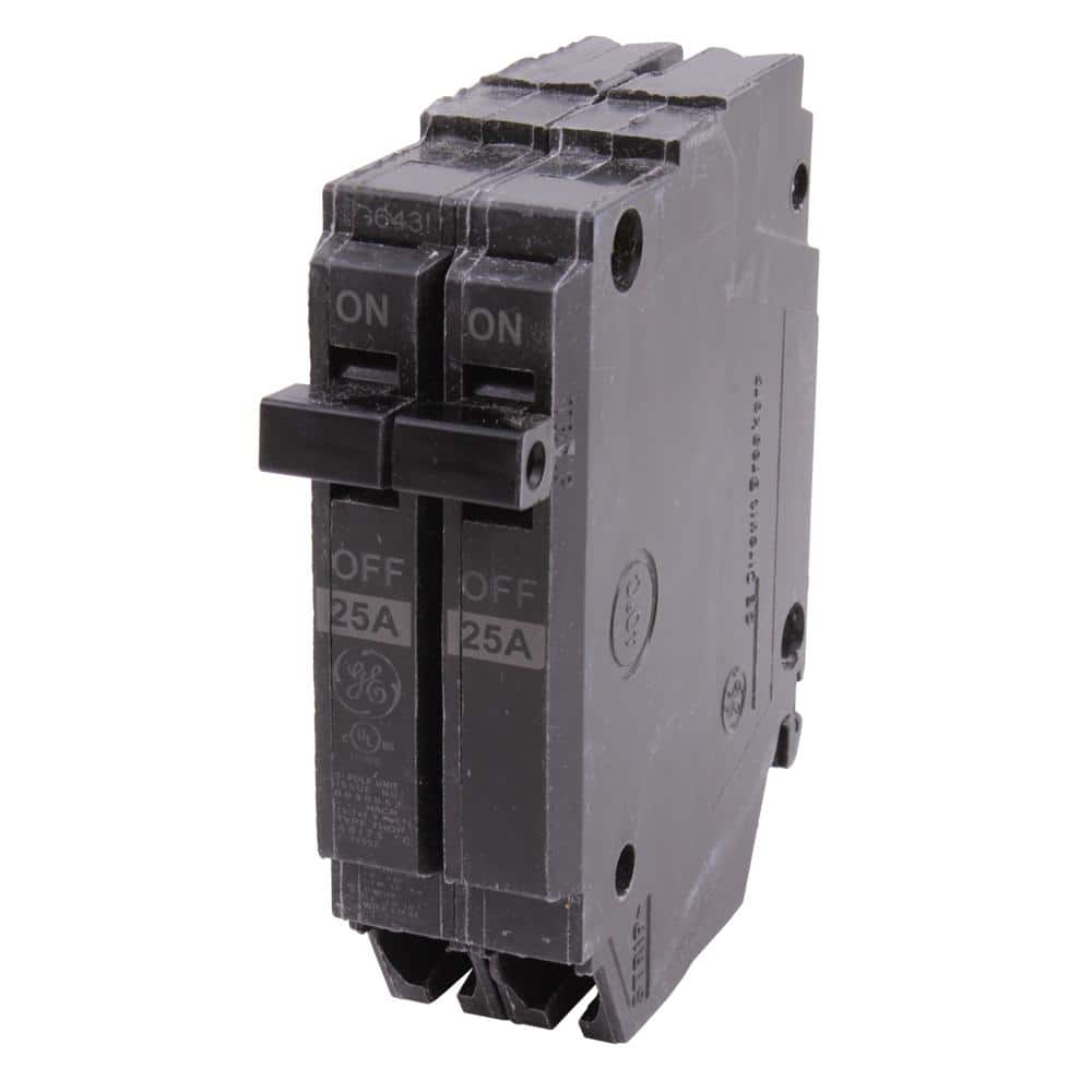 GE Q-Line 25-Space Amp 1 in. Double-Pole Circuit Breaker (THQP225 ...