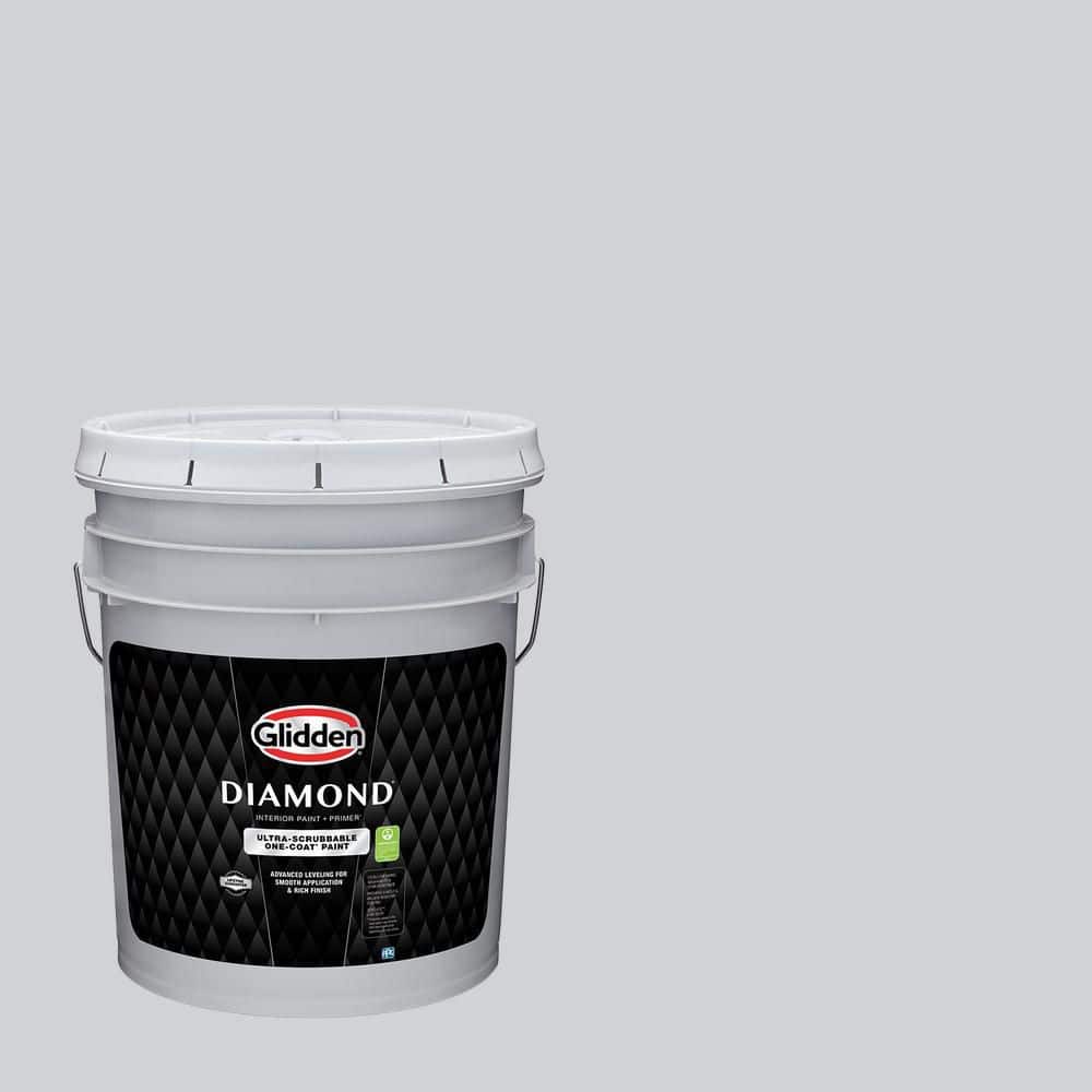 Glidden Diamond 5 gal. PPG1011-2 Elemental Ultra-Flat Interior Paint ...