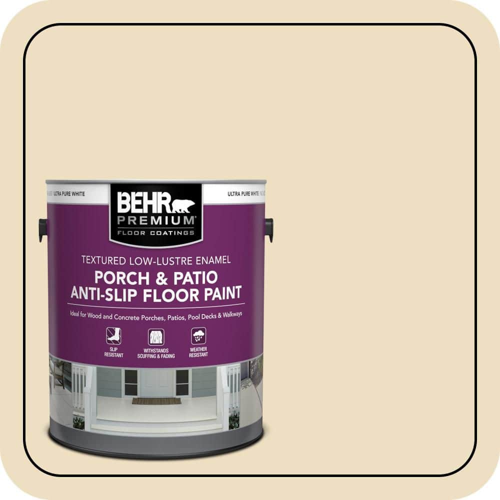 BEHR PREMIUM 1 gal. #ECC-23-1 Golden Haystack Textured Low-Lustre ...