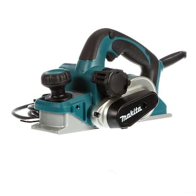Makita 9.6 Amp 4-3/8 in. Corded Curved Base Corded Planer with (2 ...