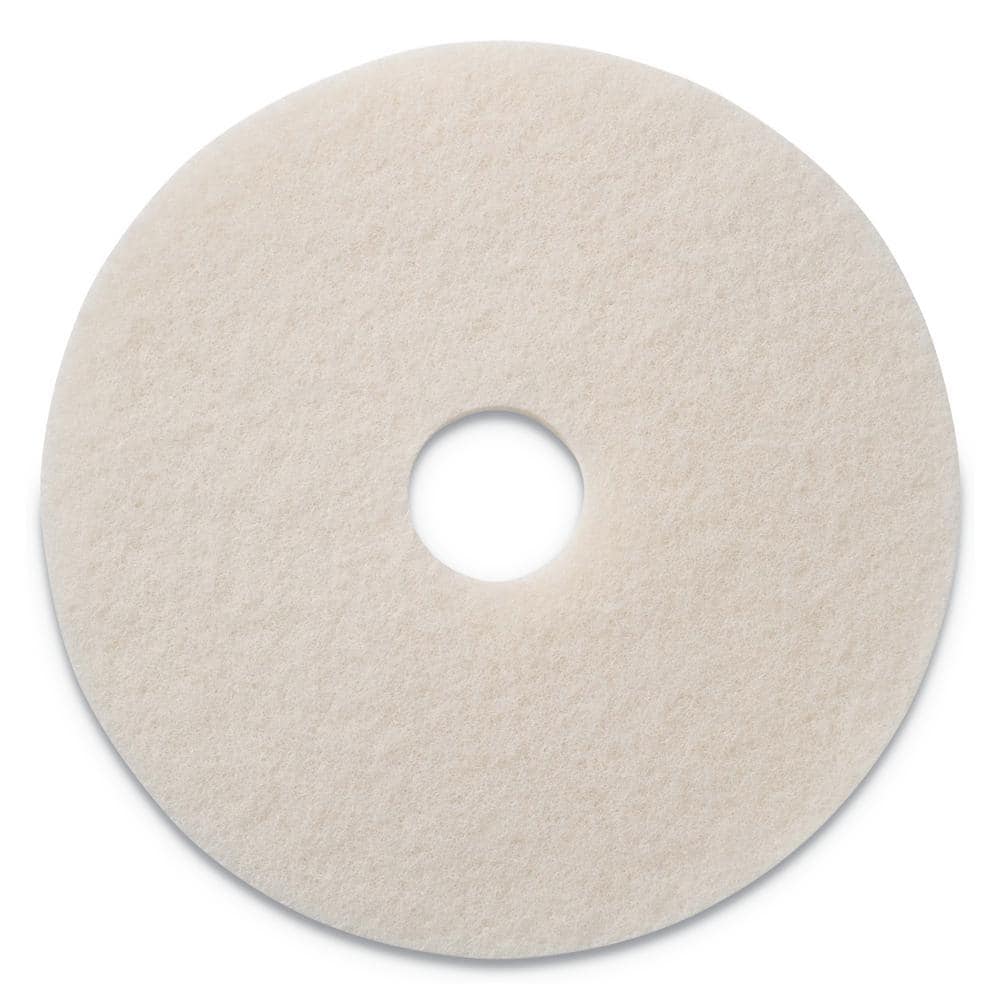 AMERICO Polishing Pads, 20 in. Dia, White, (5-Carton) AMF401220 - The ...