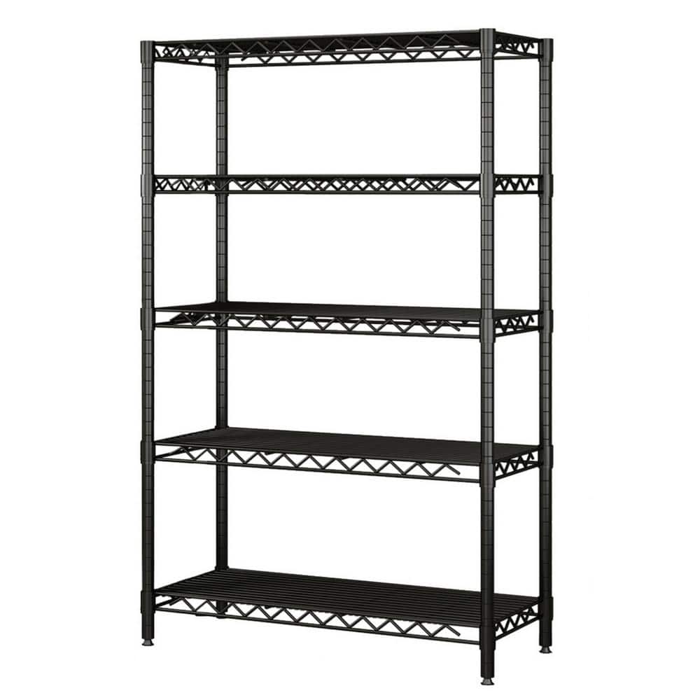 Tileon Kitchen Pantry, Wire Shelving Metal Storage Rack Adjustable ...