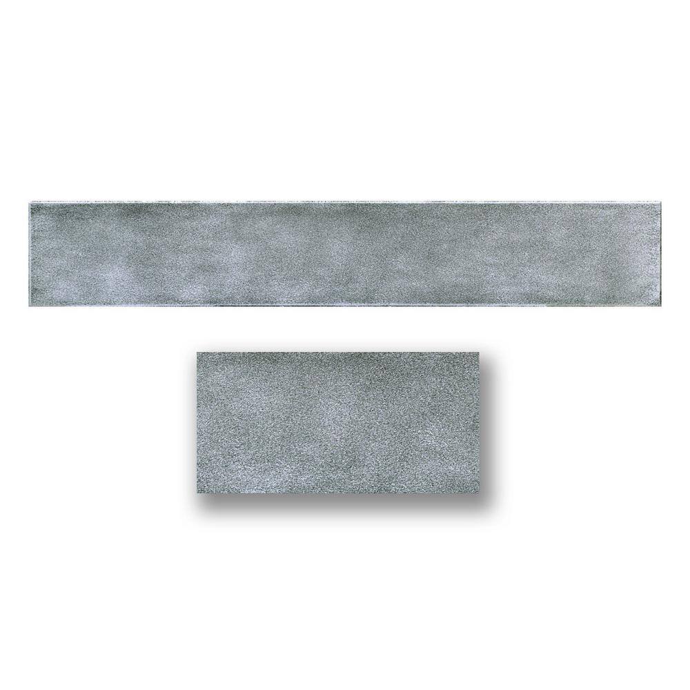 A La Maison Ceilings Antique Silver 0.5 ft. x 3 ft. Glue Up Hand ...