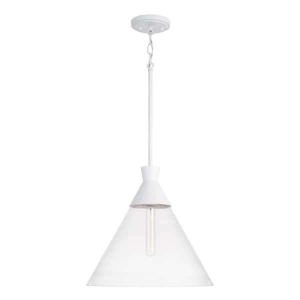 Capital Lighting Fixture Company Paloma 100-Watt 1-Light Textured White ...