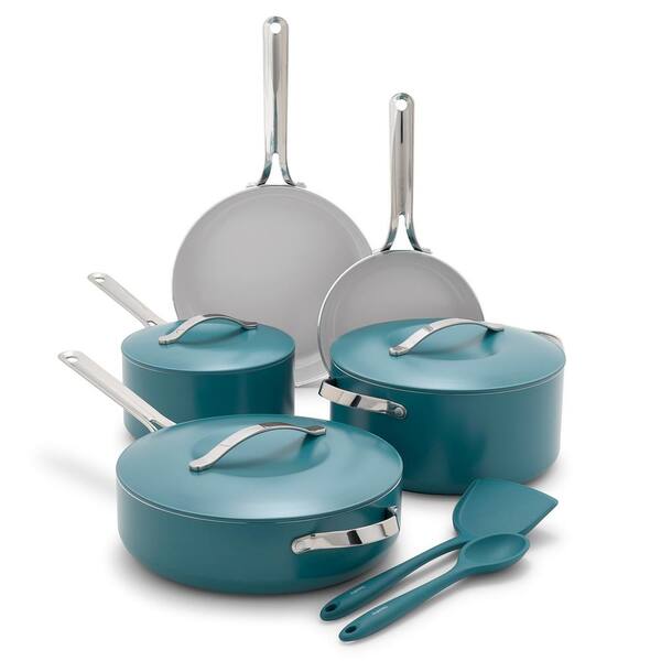 GreenPan Nova 10-Piece Diamond Infused PFAS-Free Ceramic Nonstick ...