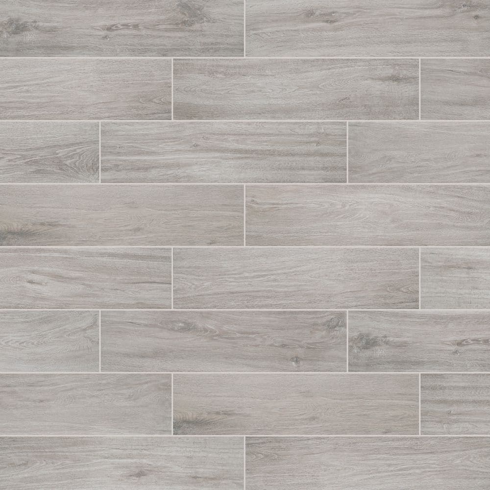 Florida Tile Home Collection Chalet Greige 6 in. x 24 in. Porcelain ...