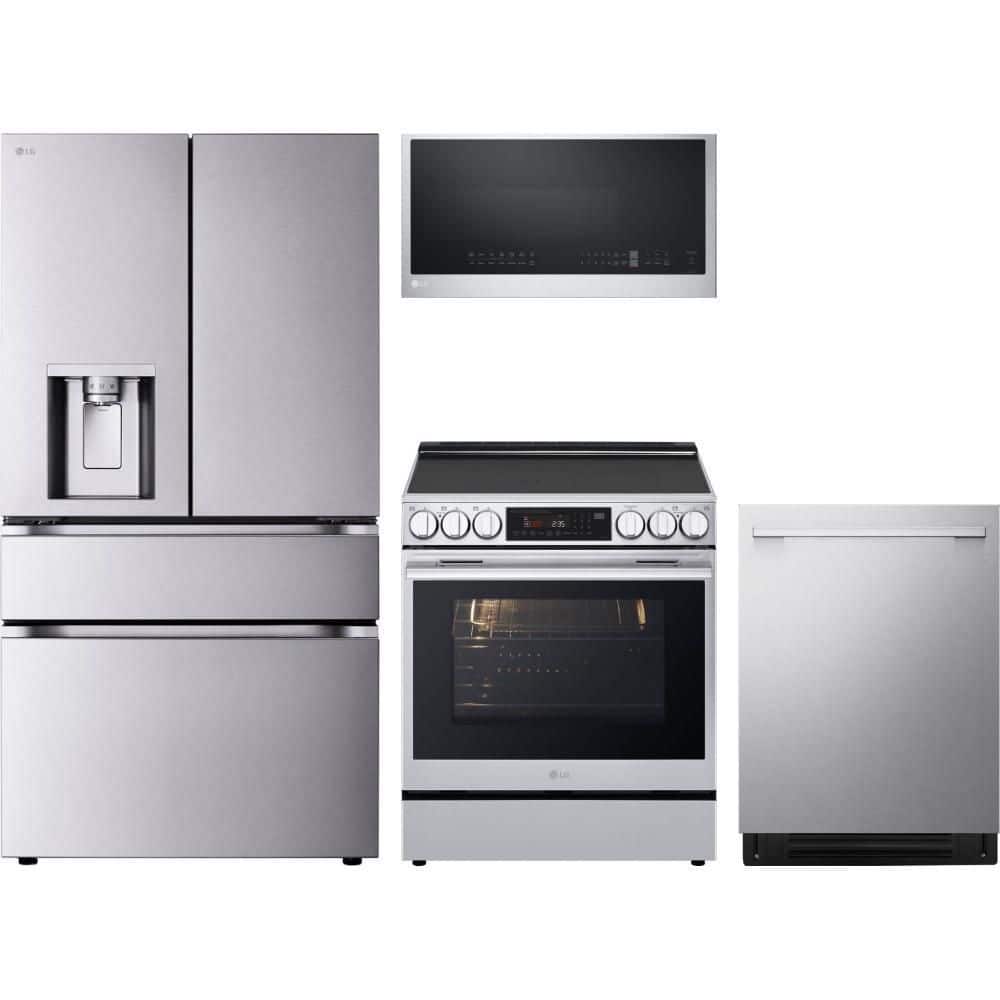 LG 29 cu. ft. Standard Depth French Door Mini Craft Ice Refrigerator ...