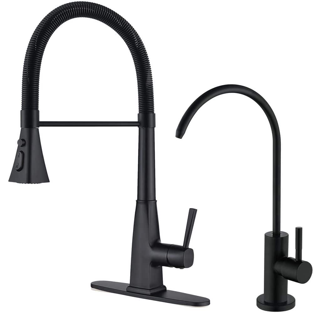 ruiling 3-Mode Spray Single Handle Pull Down Sprayer Kitchen Faucet ...