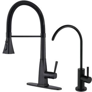 ruiling Single Handle Pull Down Sprayer Kitchen Faucet with Advanced ...