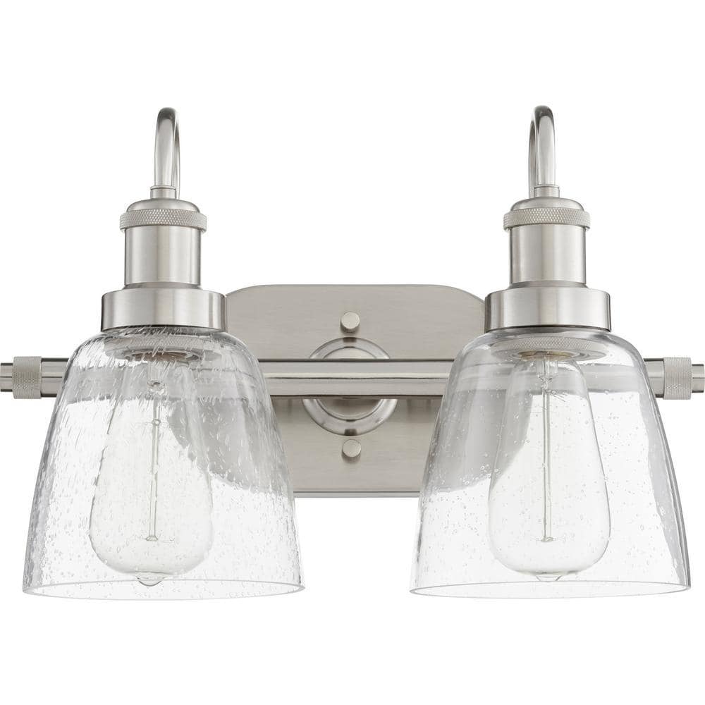 Quorum INTERNATIONAL Hollis Transitional, 16" Width in. 2 Lights Aged ...