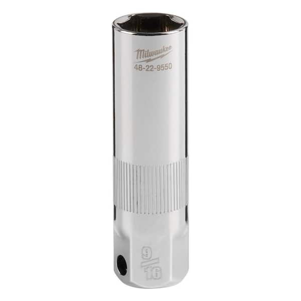 Milwaukee 3 8 in. Drive 9 16 in. Spark Plug Socket 48 22 9550