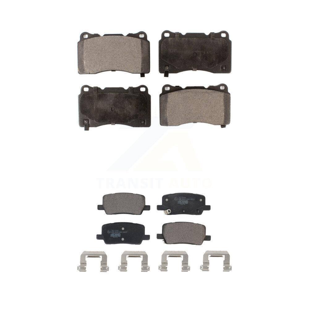 TEC Front Rear Ceramic Brake Pads Kit For 2017-2020 Tesla S X With ...