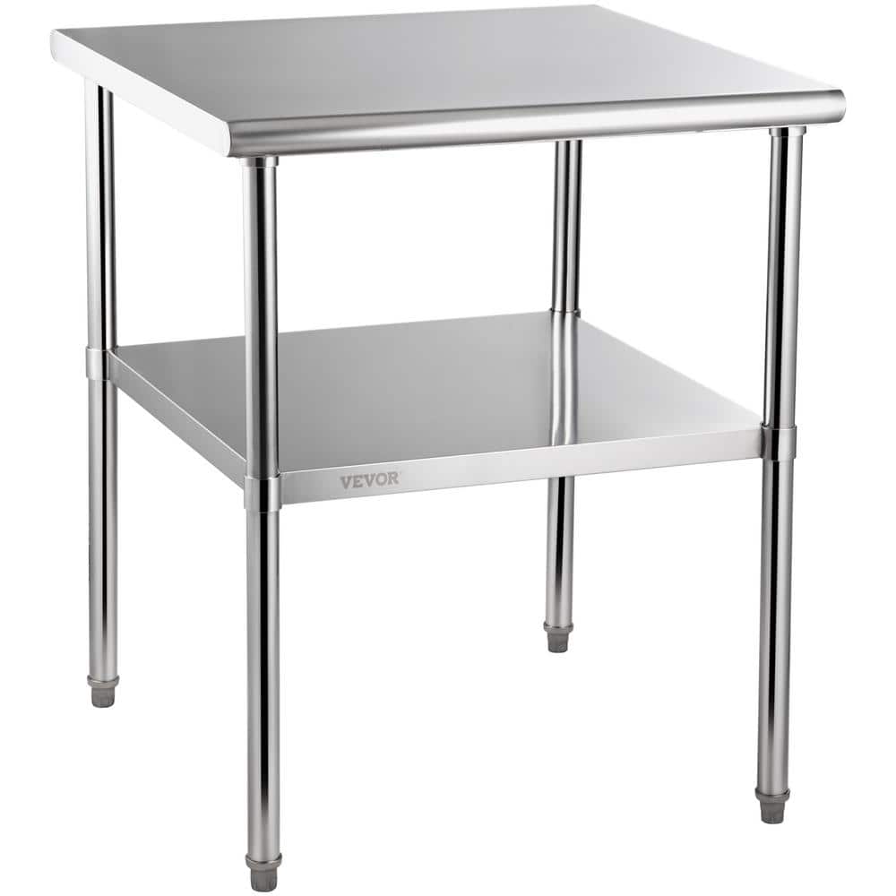 SVOPES 30 x 30 x 36 In. Stainless Steel Prep Table, 800 lbs Load ...