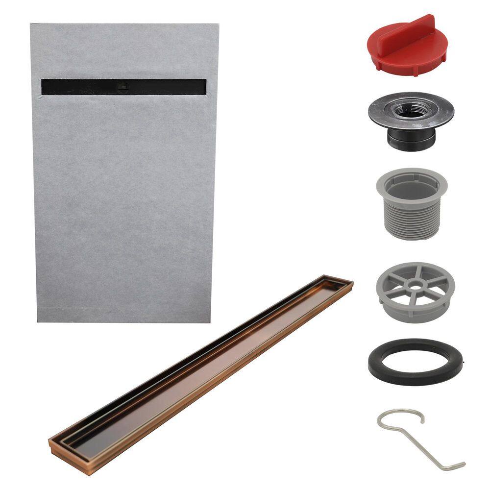 Everbilt Watershield Shower System 36 in. x 60 in. Pre-sloped Offset ...