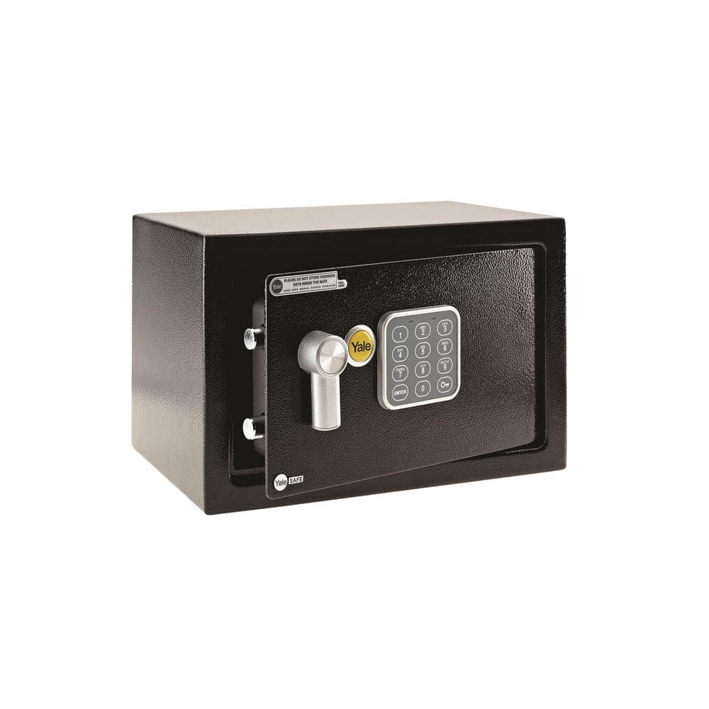 Yale 0.582 cu. ft. Medium Steel Alarmed Safe with Electronic Keypad ...