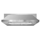 Whirlpool 30 in. Under Cabinet Range Hood in Stainless Steel with Boost ...