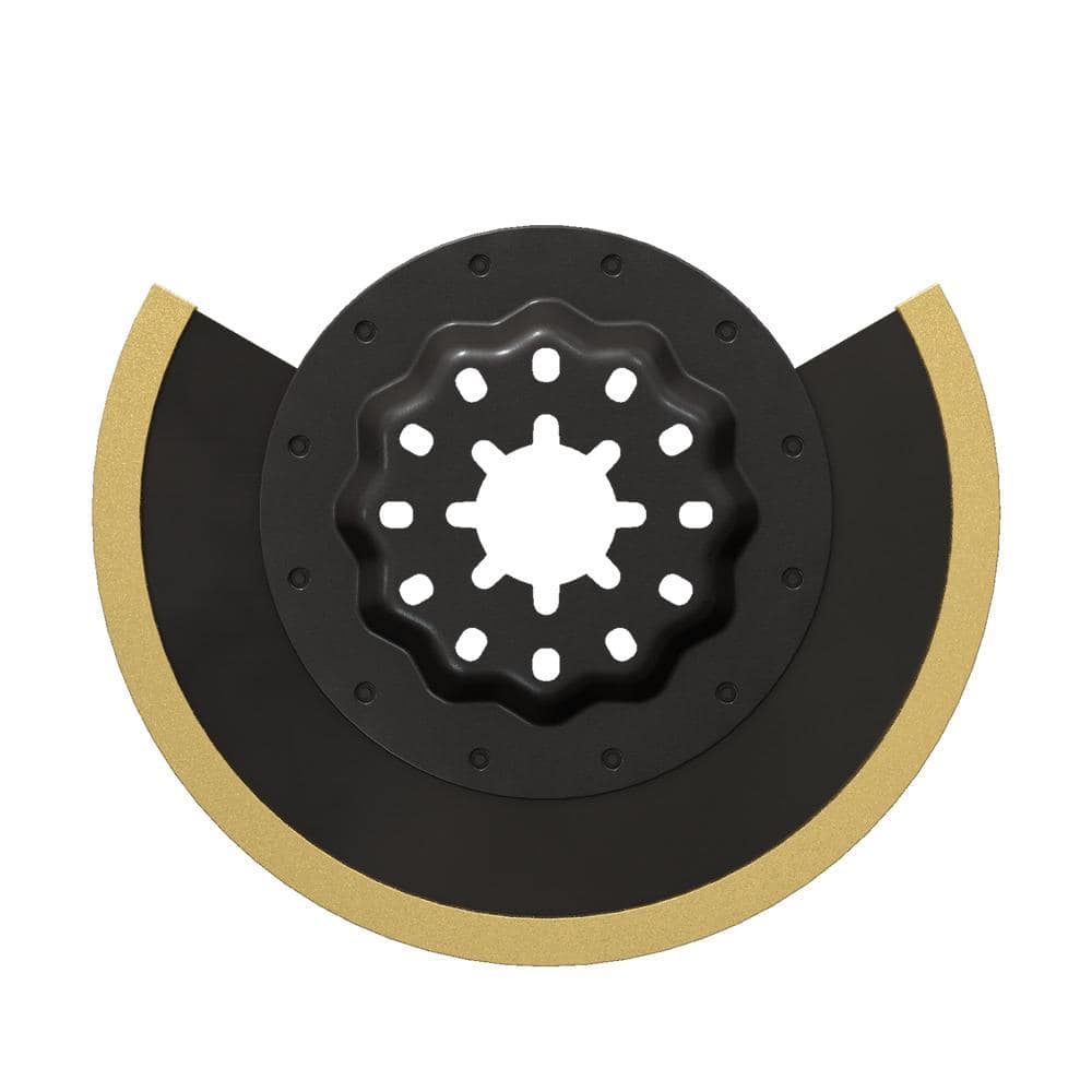 DIABLO 3-3/8 in. Starlock Carbide Grit Oscillating Blade for Grout ...