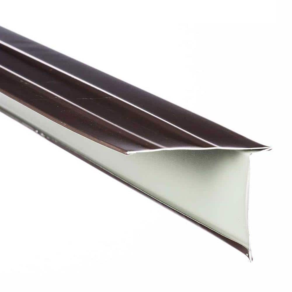 Gibraltar Building Products 2-5/8 in. x 12 ft. Royal Brown Aluminum ...