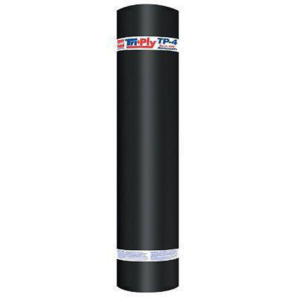 GAF Tri-Ply APP Smooth Modified Bitumen 3 ft. x 32.6 ft. (100 sq. ft ...