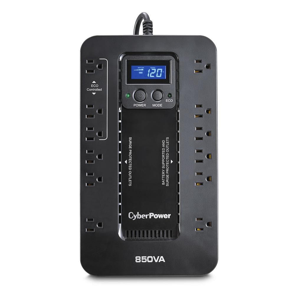 850VA 120-Volt 12-Outlet UPS Battery Backup Best Deals and Price ...