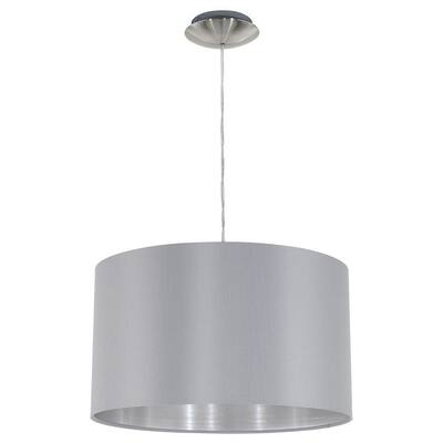 Eglo Vicino 12.6 in. 2-Light Satin Nickel LED Vanity Light 201439A