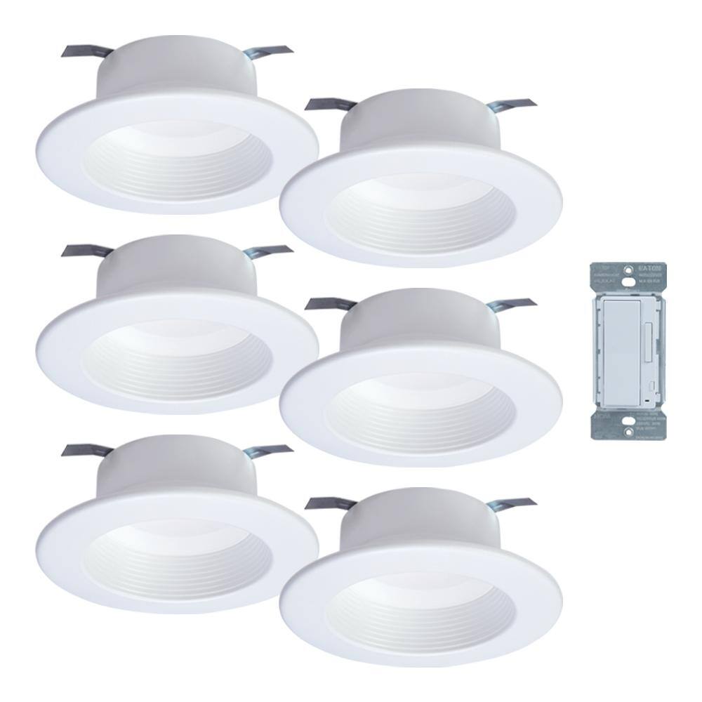 HALO 4 in. Tunable CCT Bluetooth Smart Integrated LED White Recessed ...