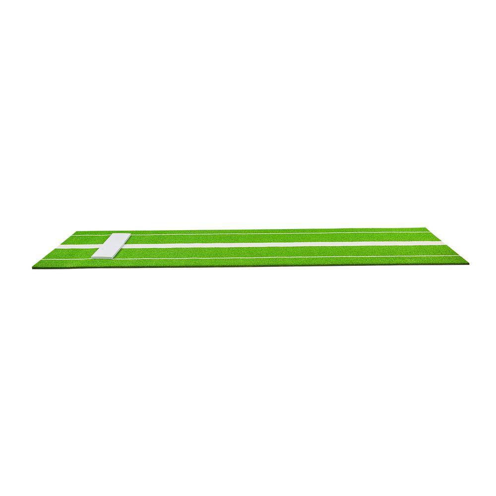 SVOPES Softball Pitching Mat, 10 in. x 3 in. Anti-Slip Rubber Training ...