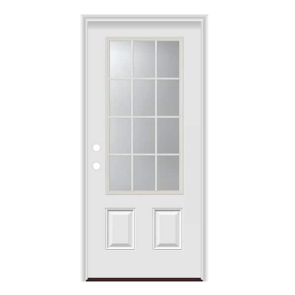Reviews for GENESIS ENTRIES 32 in. x 80 in. Left-Hand/Inswing 2-Panel 9 ...