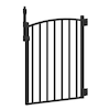 PEAK Aquatine 3 ft. x 4 ft. Black Aluminum Fence Pool Gate 56163 - The ...