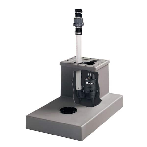 Flotec Add-A-Jon 1/2 HP Sewage Pump Kit FP450C - The Home Depot