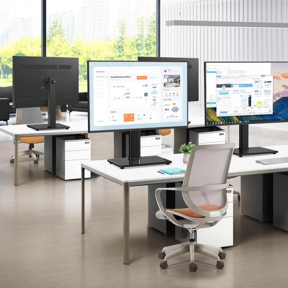 Angel Sar 11.8 in. x 18.4 in. Free-Standing Monitor Riser, Height ...