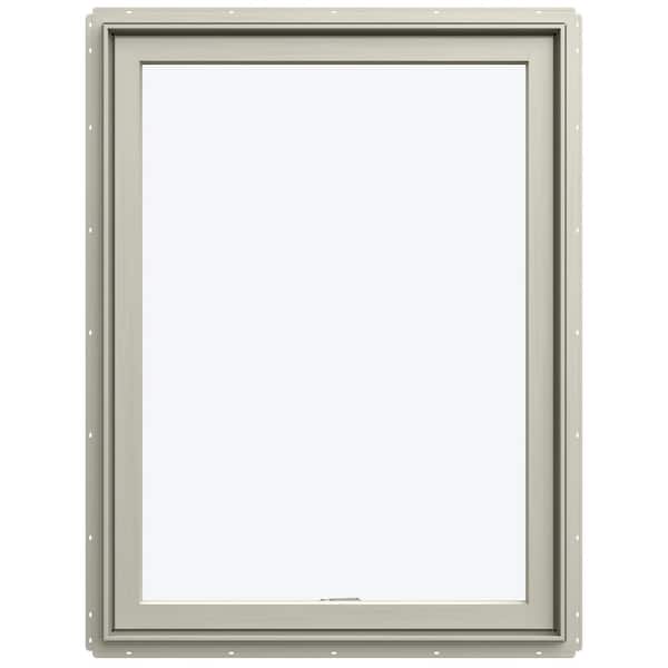 JELD-WEN 36 in. x 48 in. W-5500 Left-Hand Casement Wood Clad Window ...