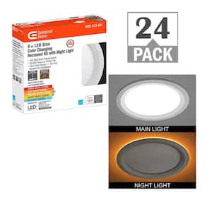 Commercial Electric 6 in. Canless Adjustable CCT Integrated LED ...