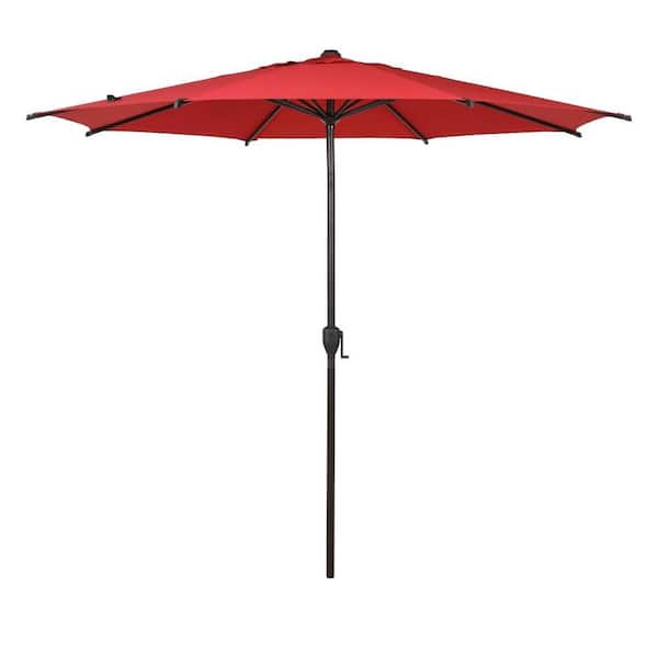 Reviews for JEAREY 9 ft. Outdoor Market Patio Umbrella with Scalloped ...