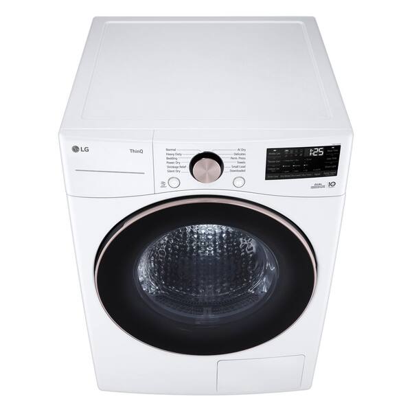 LG 7.8 cu. ft. Mega Capacity ventless Smart Front Load Dryer in White ...