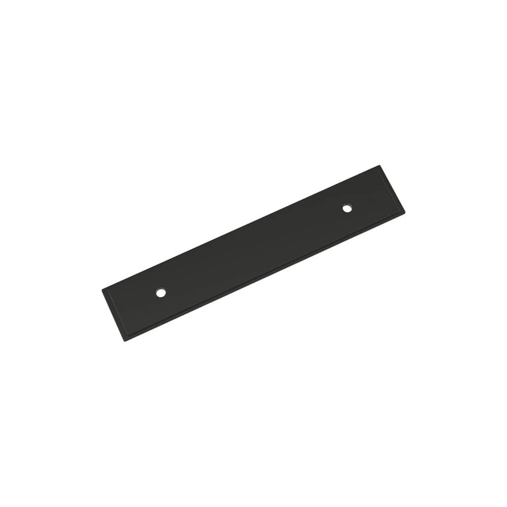 Amerock Maymont 3-3/4 in. Center-to-Center Rectangle Matte Black Pull ...