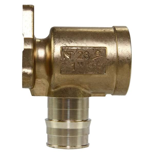 Uponor ProPEX 1 in. PEX-A Expansion Barb x 1 in. FIP Lead-Free Brass 90 ...