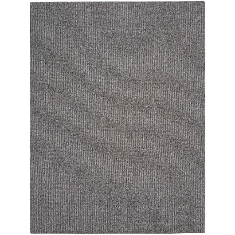 Natural Harmony Four Square Slate 9 ft. x 12 ft. Custom Area Rug with ...