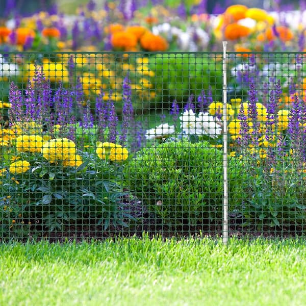 Everbilt 1 in. x 1 in. x 4 ft. White Step-In Fence Post 901120EB - The ...