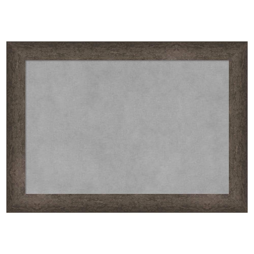 Amanti Art Dappled Light Bronze Narrow 21 in. x 15 in. Framed Magnetic ...