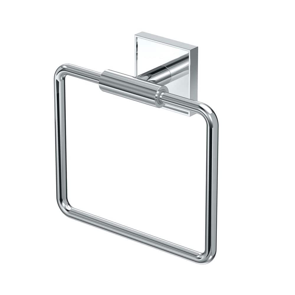 Gatco Mode Wall Mounted Towel Ring in Chrome 5612 - The Home Depot