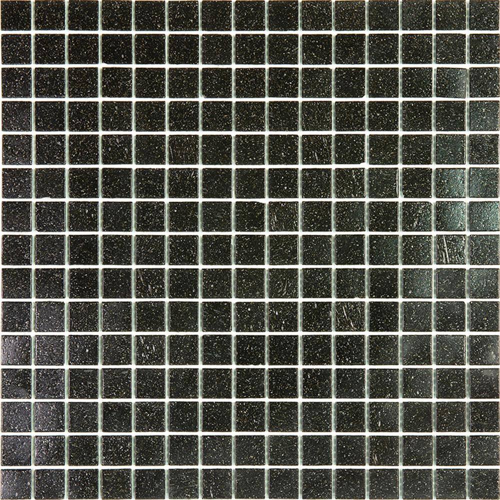 Apollo Tile Dune 4 in. x 6 in. Glossy Dark Brown Glass Mosaic Uniform ...