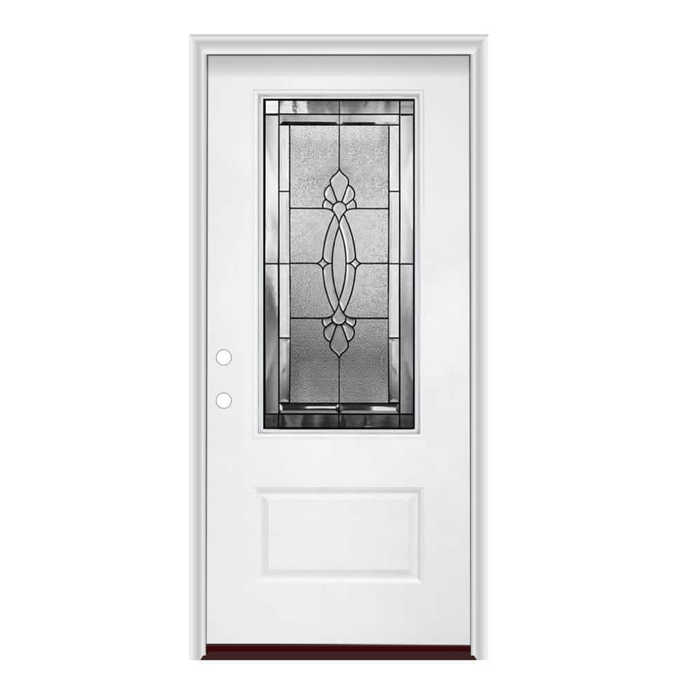 GENESIS ENTRIES 36 in. x 80 in. Right-Hand/Inswing 1 Panel 3/4 Lite ...