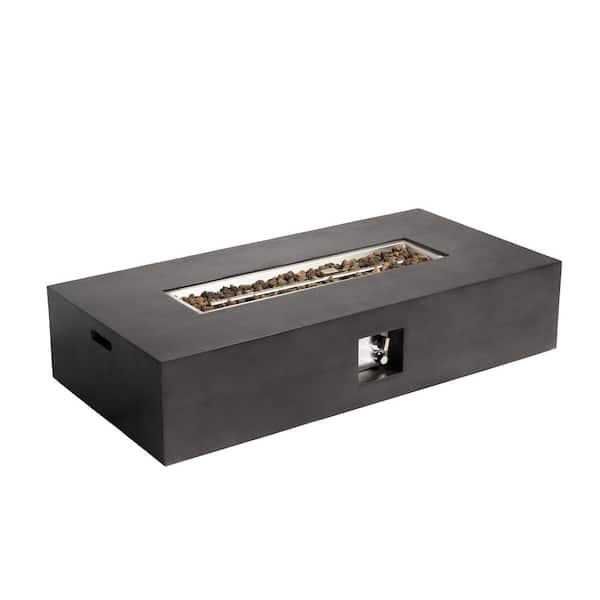 TANKY TRADING INC 56 in. Fire pit Table for Outside, 50,000 BTU Large ...