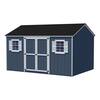 Little Cottage Co. Value Workshop 12 ft. x 20 ft. Outdoor Wood Storage Shed Precut Kit with ...