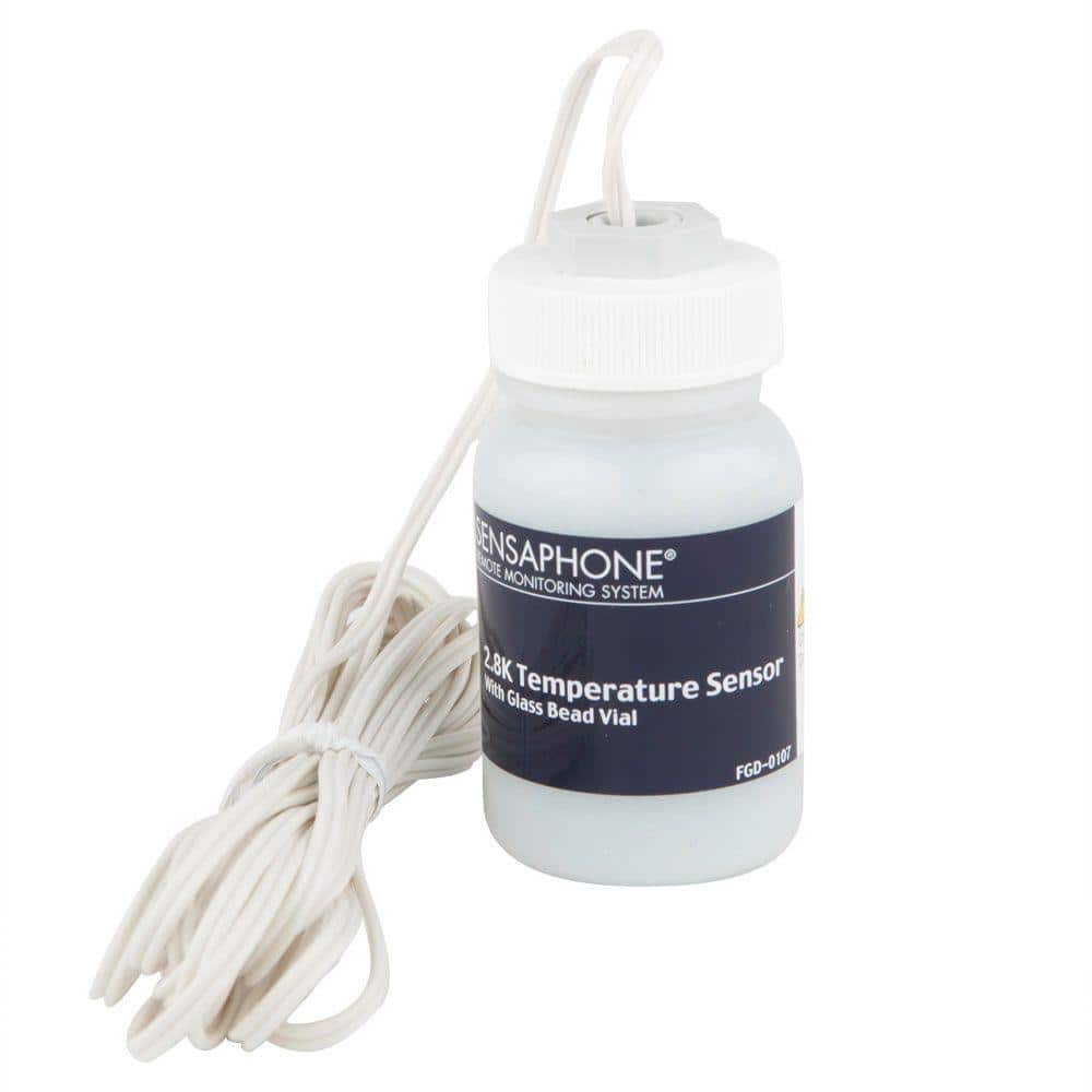 Sensaphone 2.8K Temperature Sensor In Glass Bead Vial 0107 - The Home Depot
