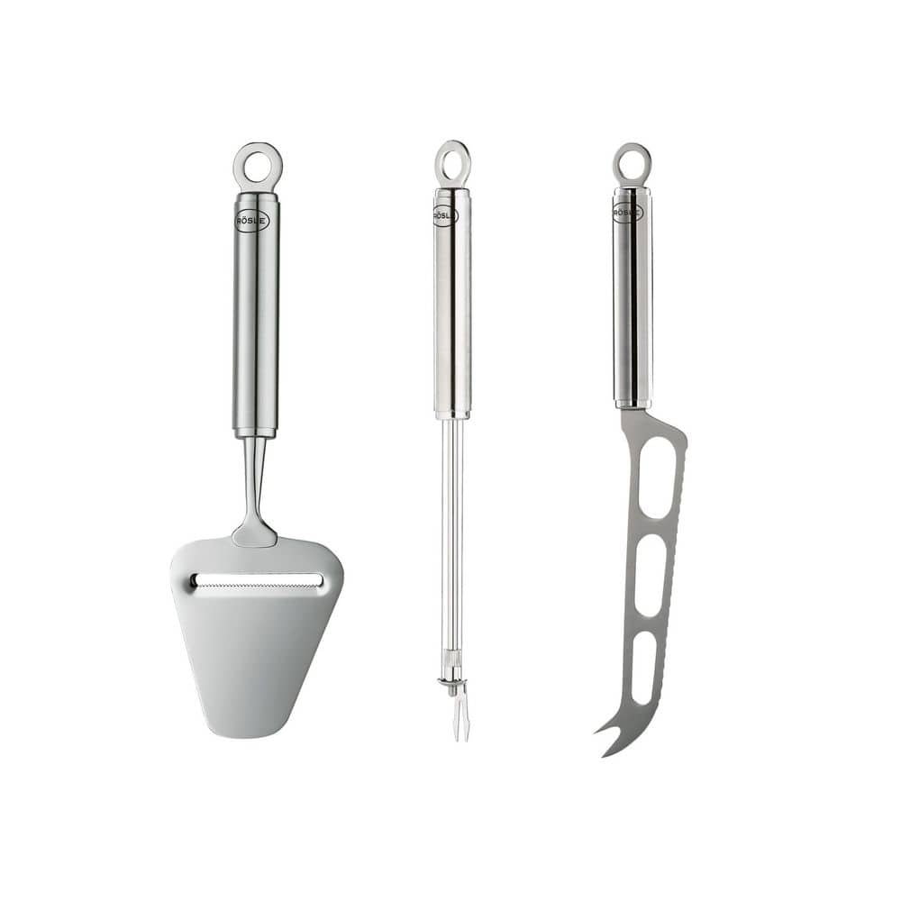 Rosle Cheese Set-3-pc Wire Cheese Slicer, Cheese Knife, Cheese Slicer ...